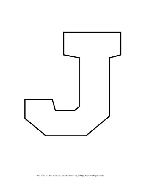 Bubble Letter J Free Printable Styles