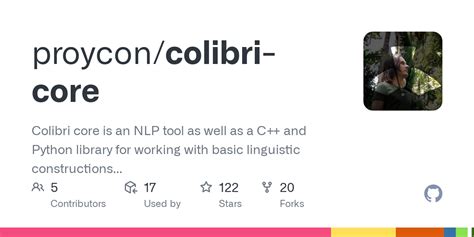 Github Proyconcolibri Core Colibri Core Is An Nlp Tool As Well As A C And Python Library