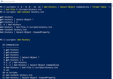 How To Export Powershell Command History To Make A Script