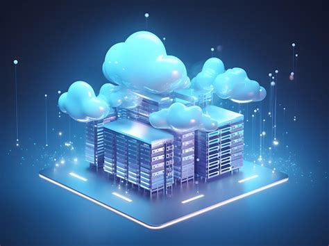 Premium Photo Cloud Storage Data Center Cloud Server Digital Cloud Cyber Security Digital Data