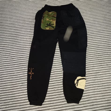 Cactus jack jogger sweat pants - Depop