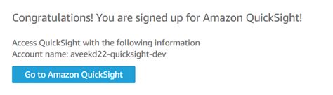 Getting Started With Amazon QuickSight