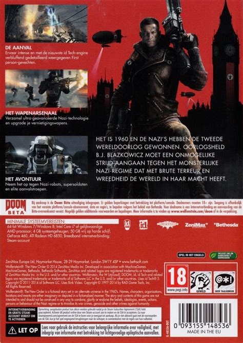 Wolfenstein The New Order Occupied Edition Cover Or Packaging