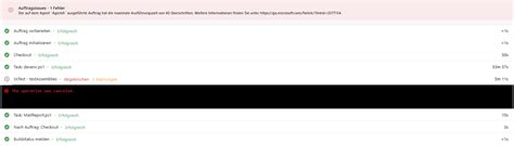 azure devops different behavior between schedule and manual stack