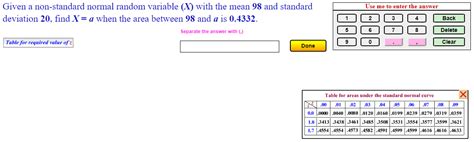 Solved Given A Non Standard Normal Random Variable X With