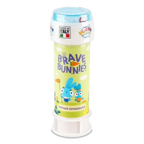 Мильні бульбашки Bubble World Brave Bunnies 60 мл шт онлайн