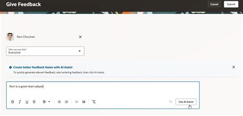 Ai Assistance For Giving Feedback