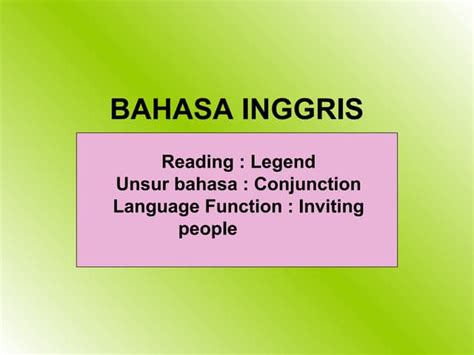Reading Conjunction Language Functioninvitingppt