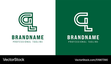 Letters Cl Monogram Logo Suitable For Any Vector Image