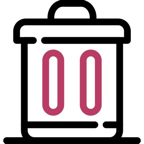 Trash Bin Generic Color Outline Icon