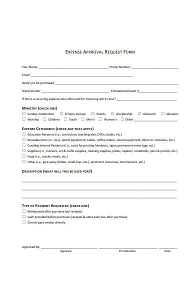 Free 51 Approval Request Forms In Pdf Ms Word Doc