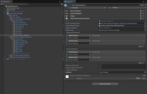 Customize The Gesture Debugger Scene Xr Hands 161