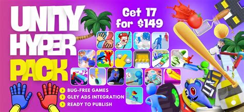 unity hyper pack 17 games source code deal get unity code