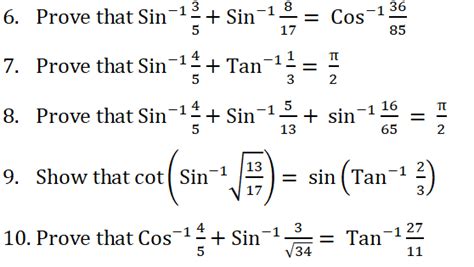 Ts Inter Inverse Trigonometric Functions 4m Imp Questions