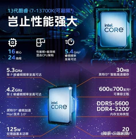 第13代cpu之酷睿i7 13700kf装机diy配置单（2024年最新） 知乎