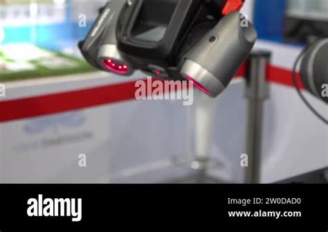 Taiwan 26 April 2019 Slow Motion Measuring Machine 3d Scan High
