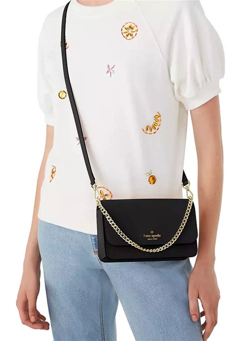 Buy Kate Spade Madison Small Flap Crossbody Bag In Black Kc586 2026