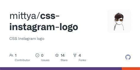 Github Mittyacss Instagram Logo Css Instagram Logo