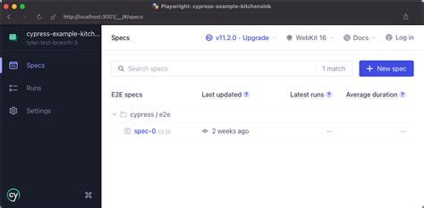 Cypress Spec Window Not Showing In Experiment Webkit Resulting In