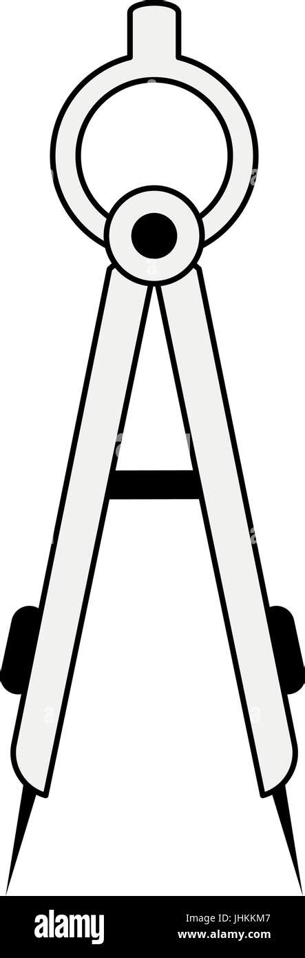 Measuring Compass Stationery Supply Icon Image Stock Vector Image And Art Alamy