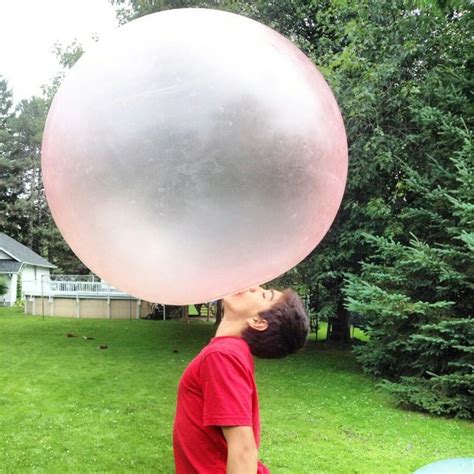 How Much Bubble Gum Is Required To Blow A Bubble This Big Theydidthemath