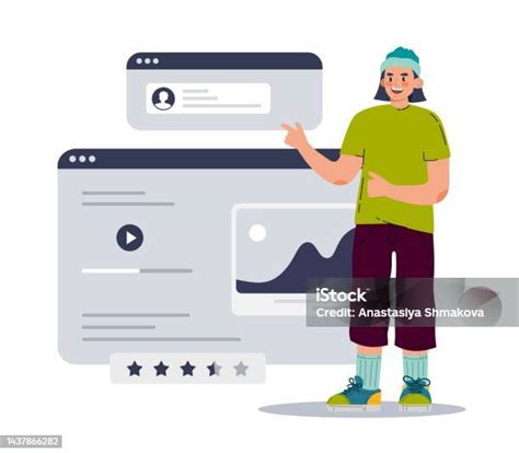 ui ux 디자이너 배열 인터페이스 응용 프로그램 및 사이트의 요소 모자를 쓴 남자와 현대 직업의 운동화 플랫 스타일의 벡터