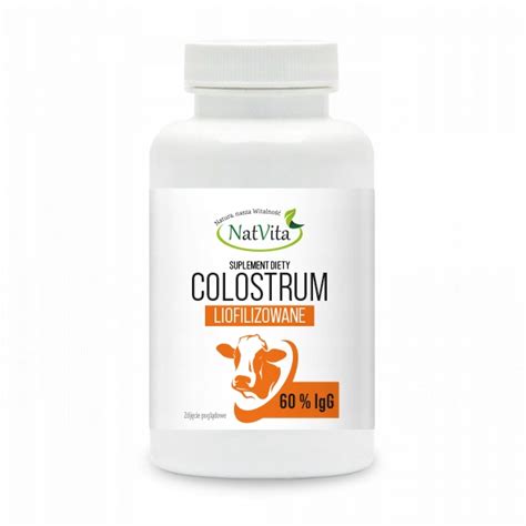 Colostrum Siara Bydlęca Odporność 60 Igg Naturalne Proszek 50g Natvita