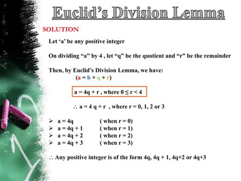 Euclids Division Algorithm Ppt