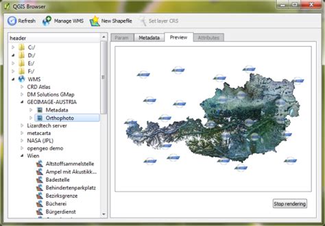 Browsing Spatial Data With Qgis Browser Free And Open Source Gis
