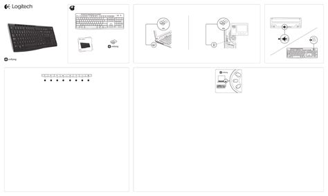 User Manual Logitech Wireless Keyboard K English Pages