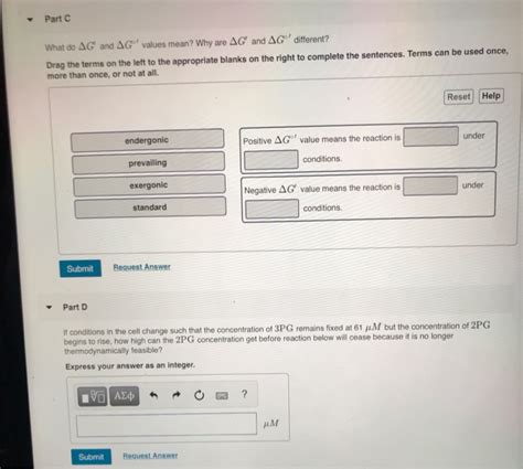 Solved Part What Do AG And AG Values Mean Why Are AG And Chegg Com