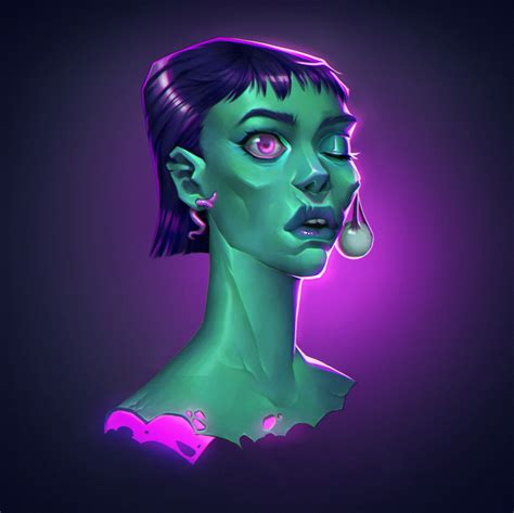Artstation Zombie Girl