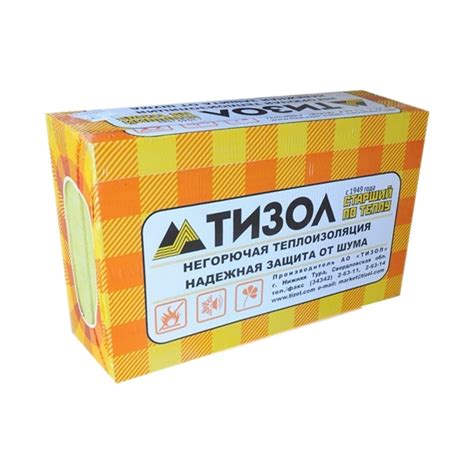 Утеплитель Тизол Фасад 110, 1000х600х100 мм (3 шт.) — купить по цене от ...