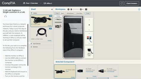 Using Hardware Labs CompTIA