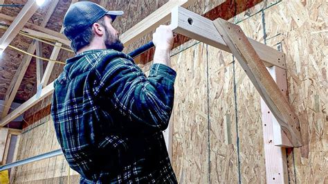 Diy Pull Up Chin Up Bar Under 20 Free Plans Youtube