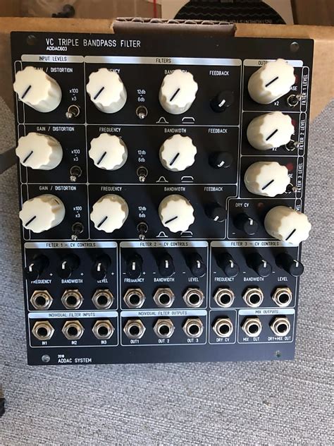 ADDAC System ADDAC VC Triple Bandpass Filter Reverb