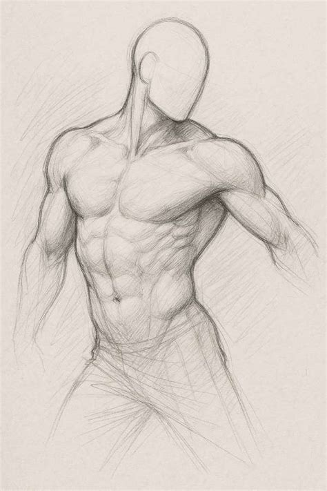 7 Muscular Male Drawings Poses Look Like They Could Punch Off The Page