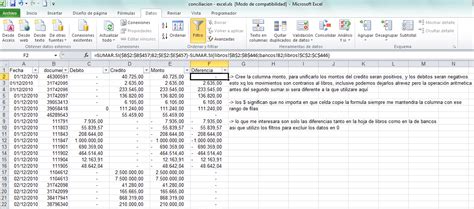 Conciliacion Bancaria En Excel Con Formulas Lopez 48755 Hot Sex Picture