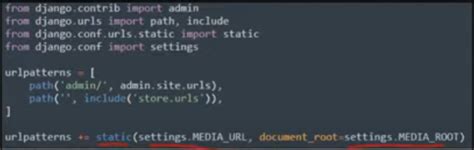 python attributeerror settings object has no attribute media url
