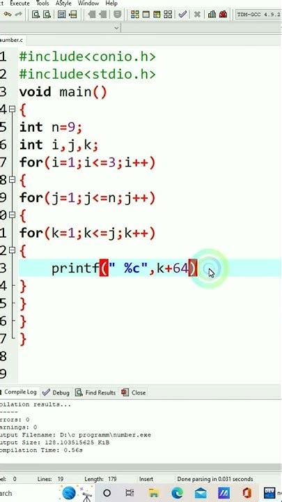 Print Star Pattern C Programs For Practice Ms Coder Youtube
