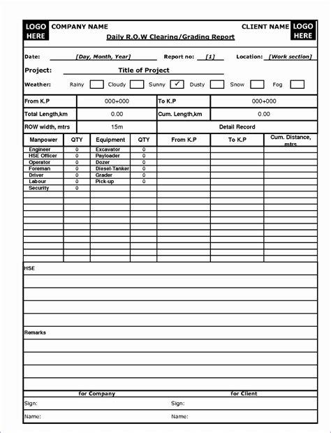 Efficient Police Daily Activity Log Template