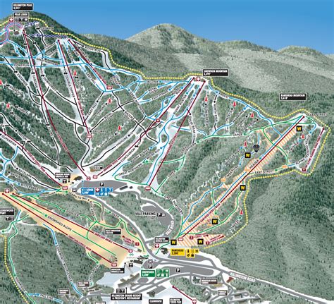 Mt Killington Trail Map