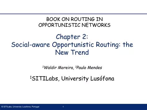 Ppt Social Aware Opportunistic Routing Trends And Analysis Powerpoint