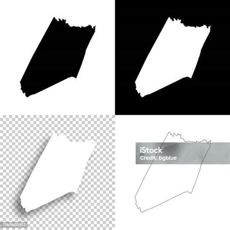 노스캐롤라이나주 내쉬 카운티 디자인을 위한 지도 공백 흰색 및 검은색 배경 개체 그룹에 대한 스톡 벡터 아트 및 기타 이미지 개체 그룹 검은색 검정색 배경 Istock