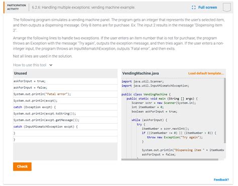 Solved The Following Program Simulates A Vending Machine Chegg