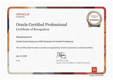 Generativeai Oraclecloud Generativeai Cloudcomputing Certification