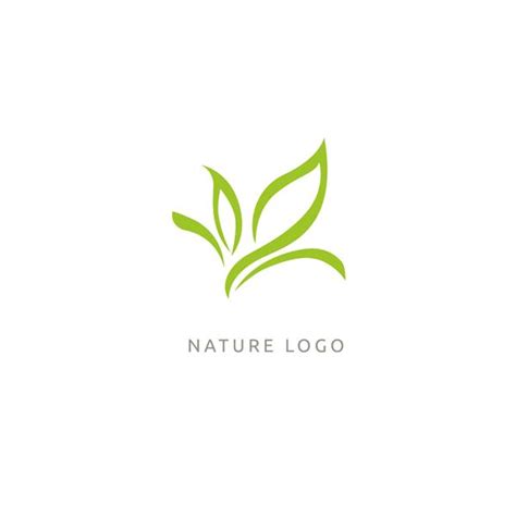 لوگو برگ طبیعت سبز لوگوی محیطی طرح‌های الگوی لوگوی محیط زیست 1629269