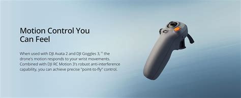 DJI RC Motion 3 FPV Smart Controller With Immersive Motion Control Compact And Portable One