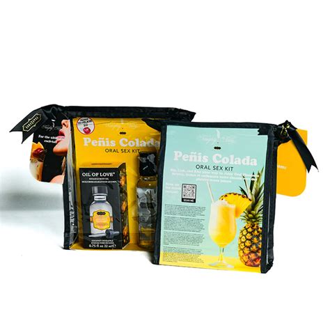 Oral Sex Cocktail Kit Penis Colada Coconut Pineapple 2oz Divine Ne