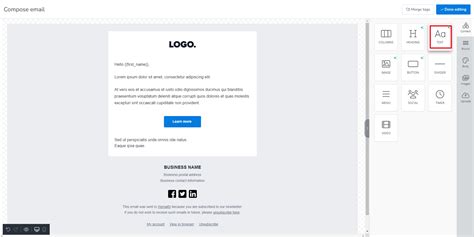 How To Set Unsubscribe Using Drag And Drop Editor Mailbluster